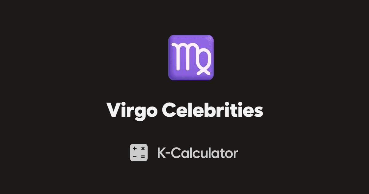 Korean Celebrities Born Under Virgo Birthdays And Ages